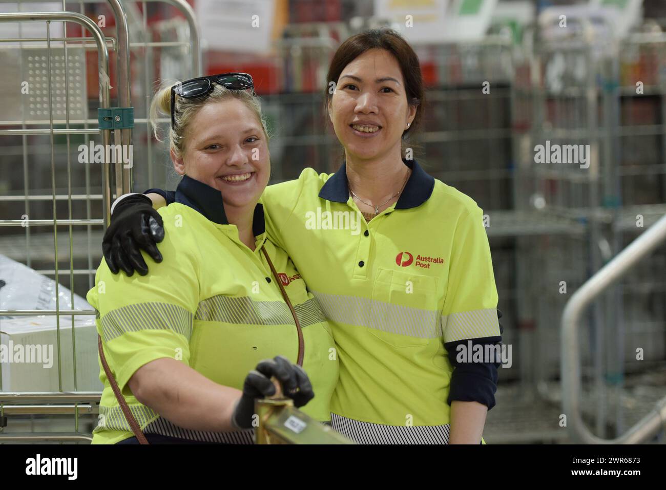 March 8, 2024, Melbourne, Victoria, Australia: Women are working at ...