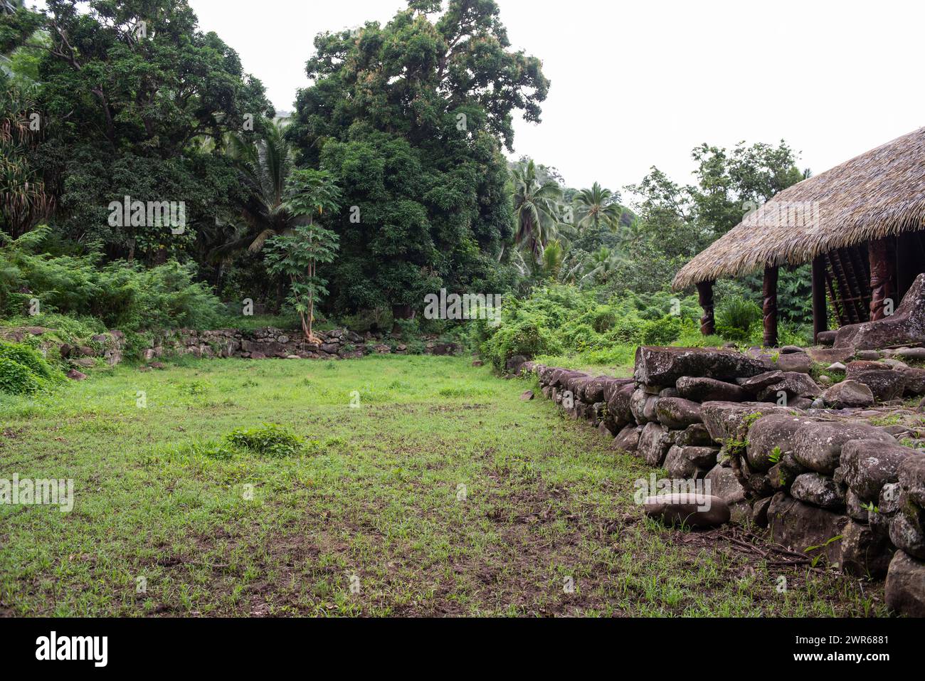 Tohua Koueva Archaeological Site Stock Photo - Alamy