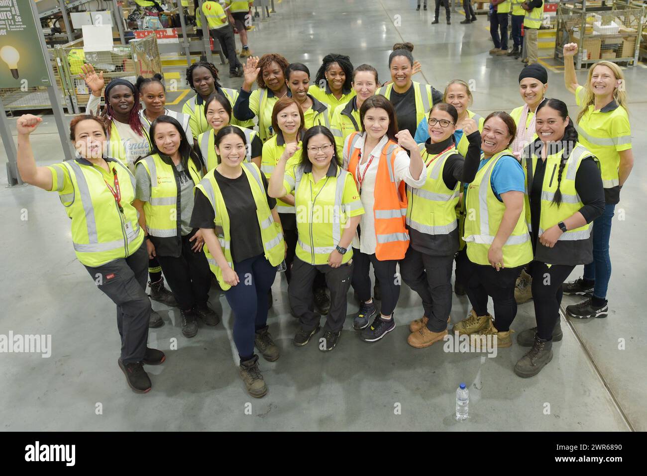 Melbourne, Victoria, Australia. 8th Mar, 2024. Women are working at Australia Post sunshine west ...
