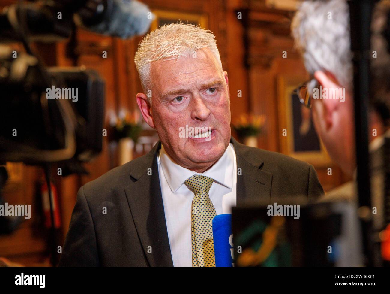 London, UK. 11th Mar, 2024. Lee Anderson joins Reform UK from the ...