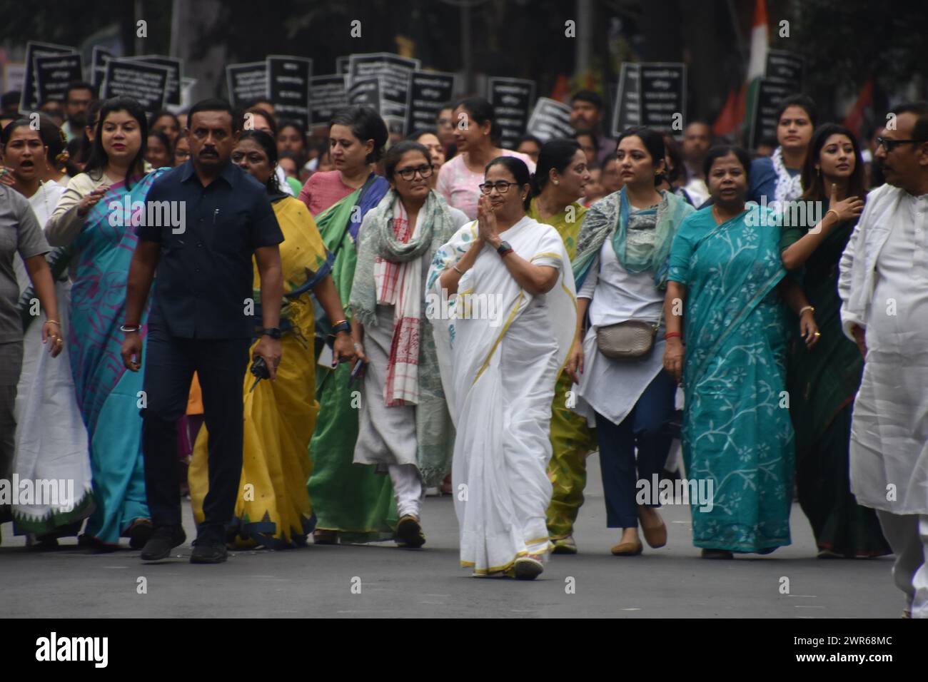 Kolkata, West Bengal, India. 7th Mar, 2024. West Bengal Chief Minister and Trinamool Supremo ...