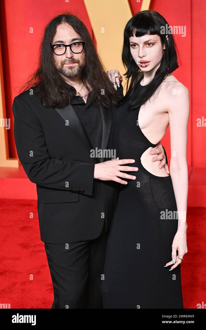 Los Angeles, USA. March 10th, 2024. Sean Ono Lennon and Kemp Muhl ...