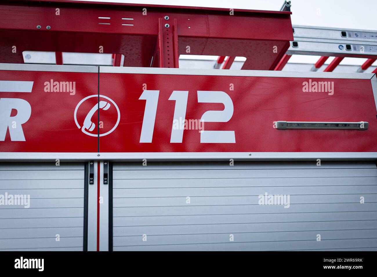 Melle, Deutschland 10. März 2024: Im Bild: Ein Einsatzfahrzeug ...