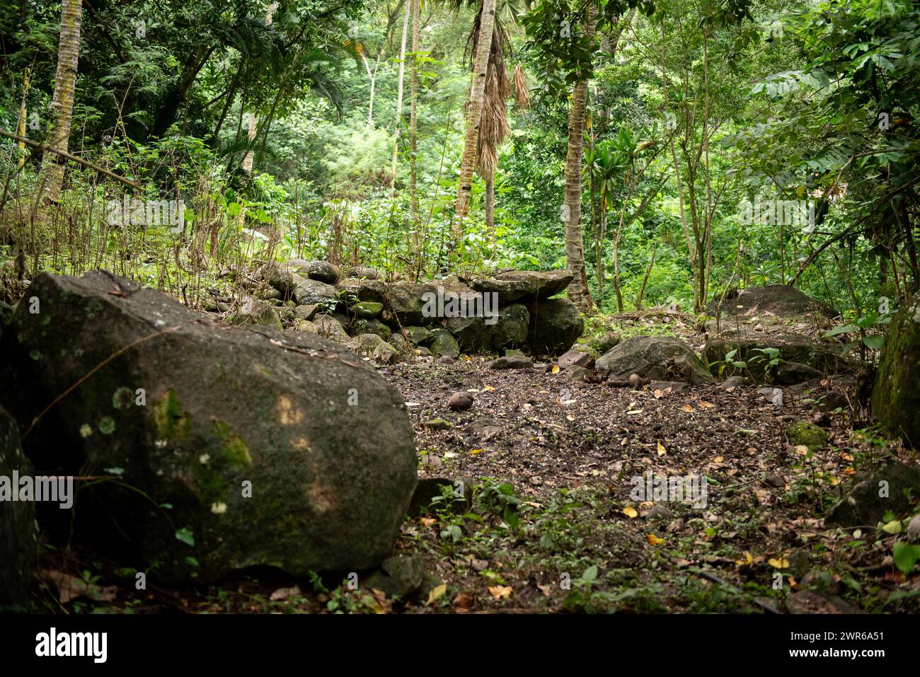 Tohua Koueva Archaeological Site Stock Photo - Alamy