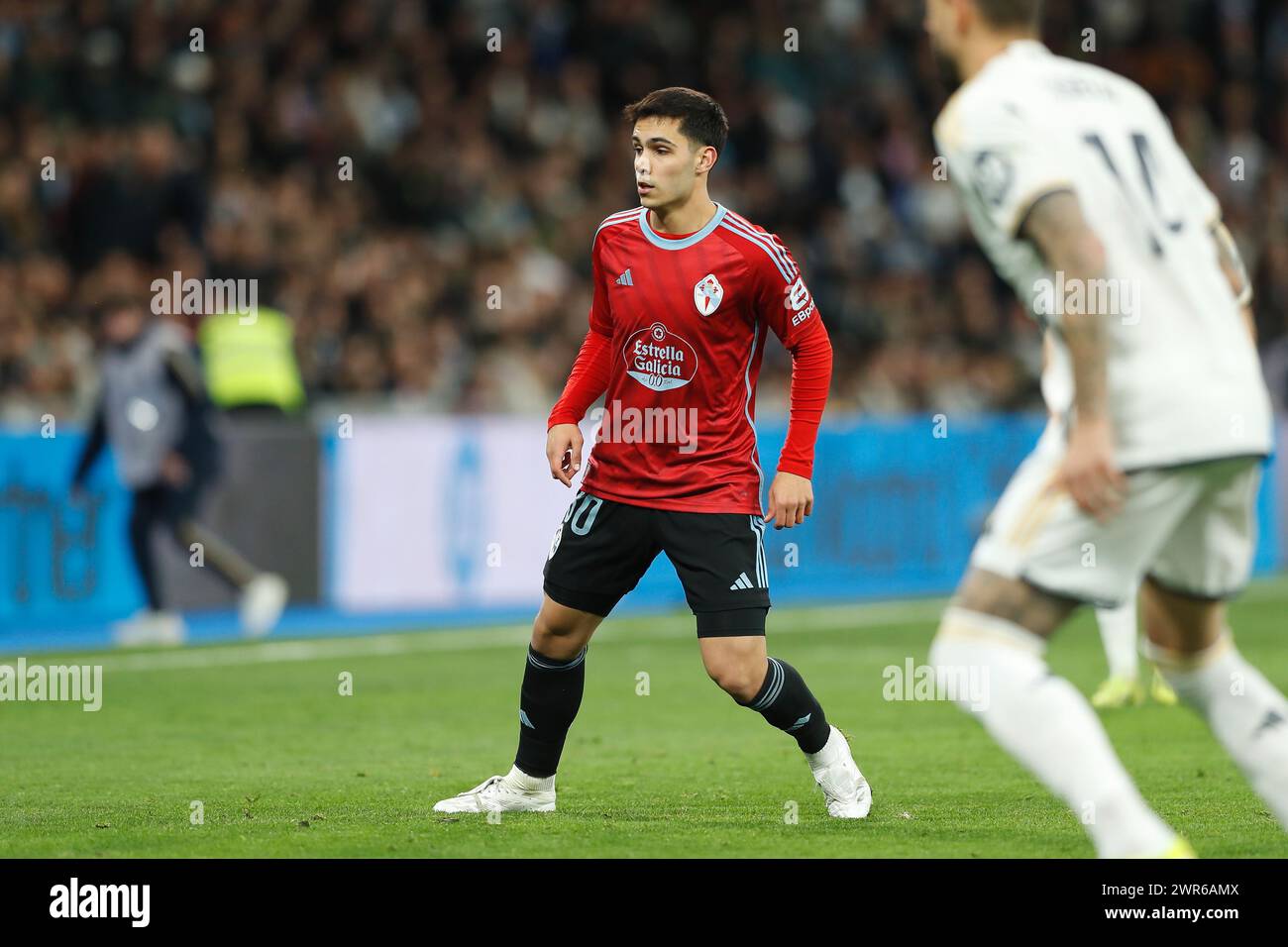 Madrid, Spain. 10th Mar, 2024. Hugo Sotelo (Celta) Football/Soccer ...