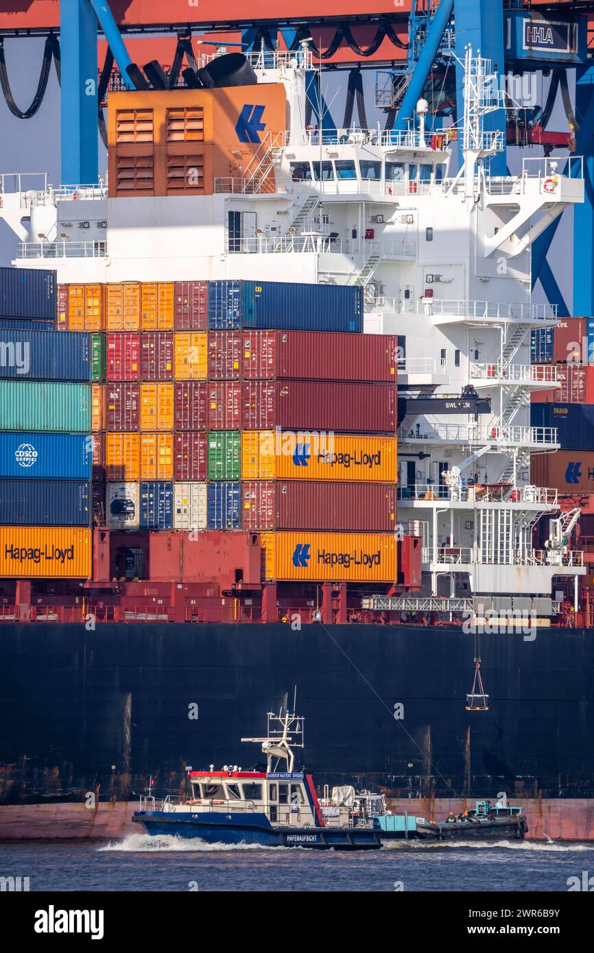 Container-Terminal-Altenwerder, Hapag-Lloyd Containerschiff Frankfurt ...