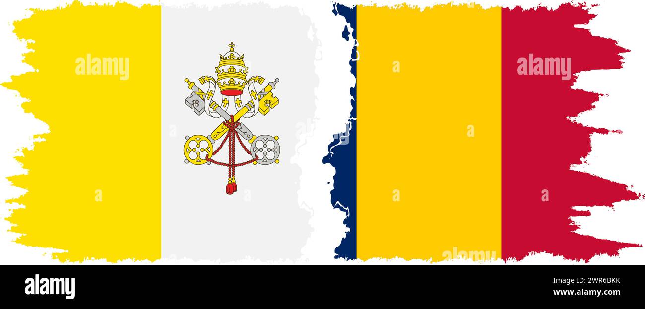 Vatican chad flag hi-res stock photography and images - Alamy