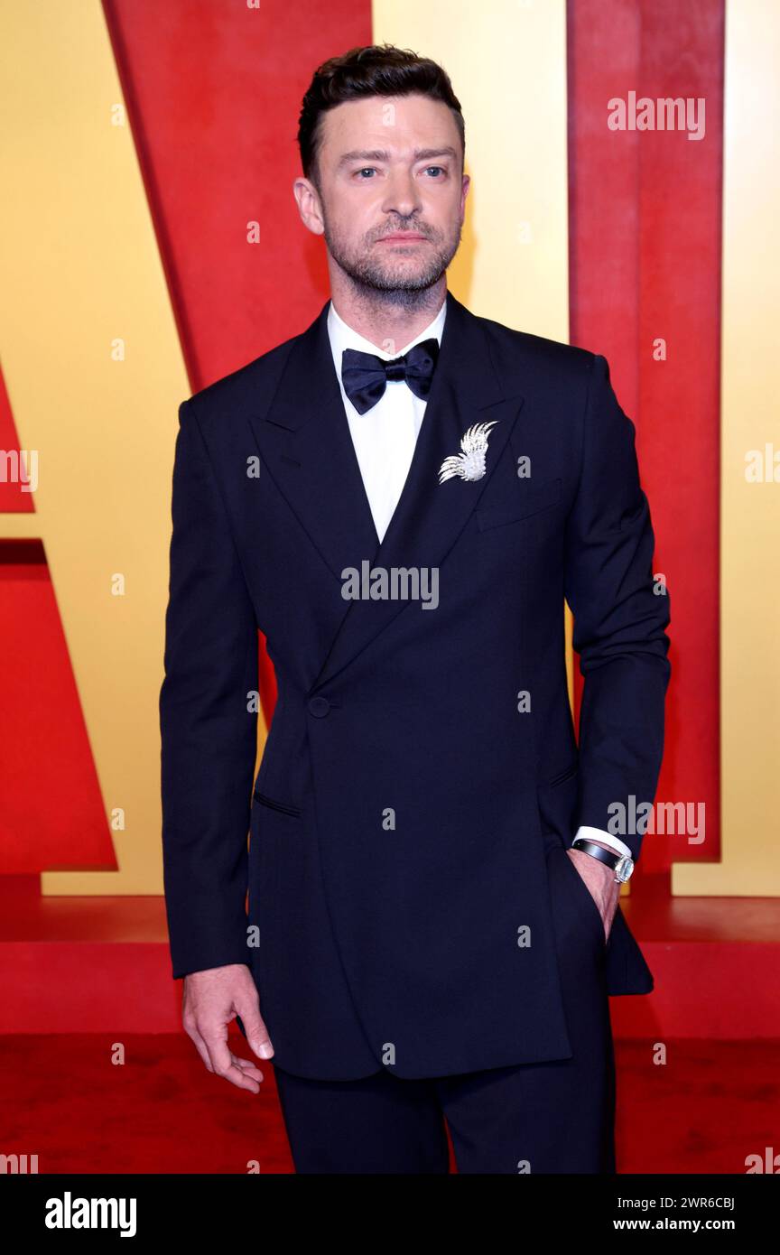Justin Timberlake bei der Vanity Fair Oscar Party 2024 anlässlich der ...