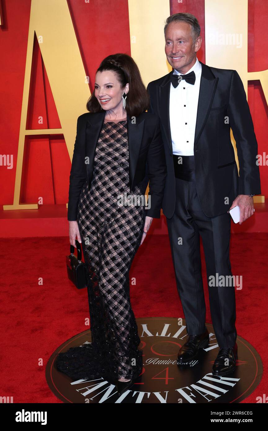 Fran Drescher mit Ehemann Peter Marc Jacobson bei der Vanity Fair Oscar ...