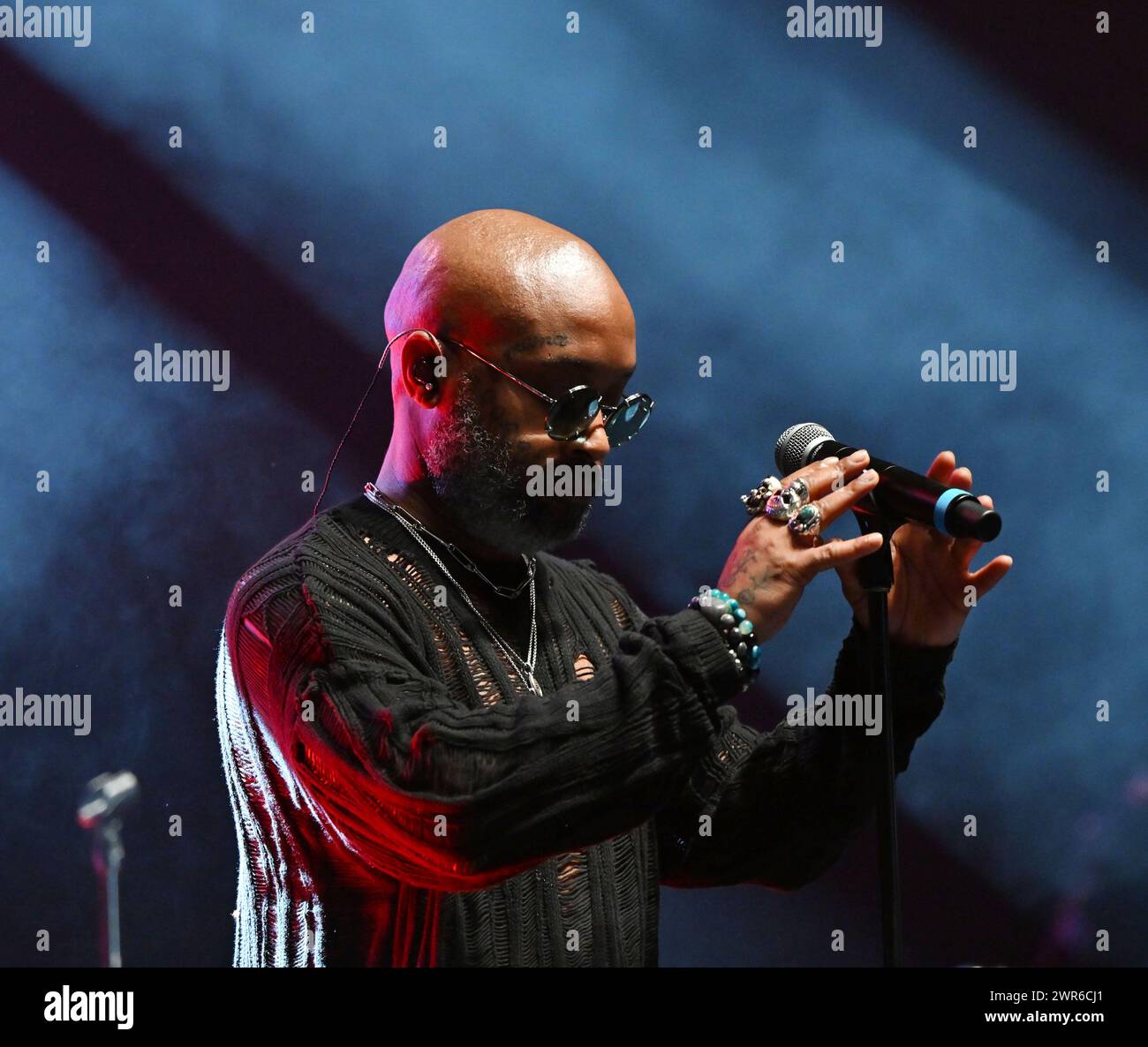 March 10, 2024, Norfolk, Virginia, USA: Dru Hill member NOKIO brings ...