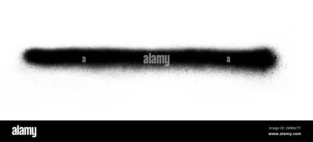 Spray painted line with drip. Abstract graffiti shape.Grunge style ...