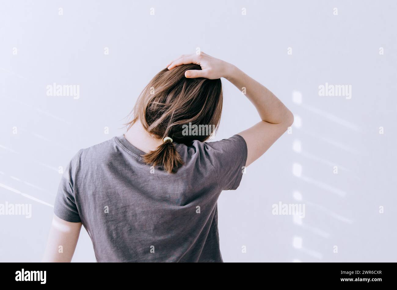 Neck stretch exercise hi-res stock photography and images - Alamy