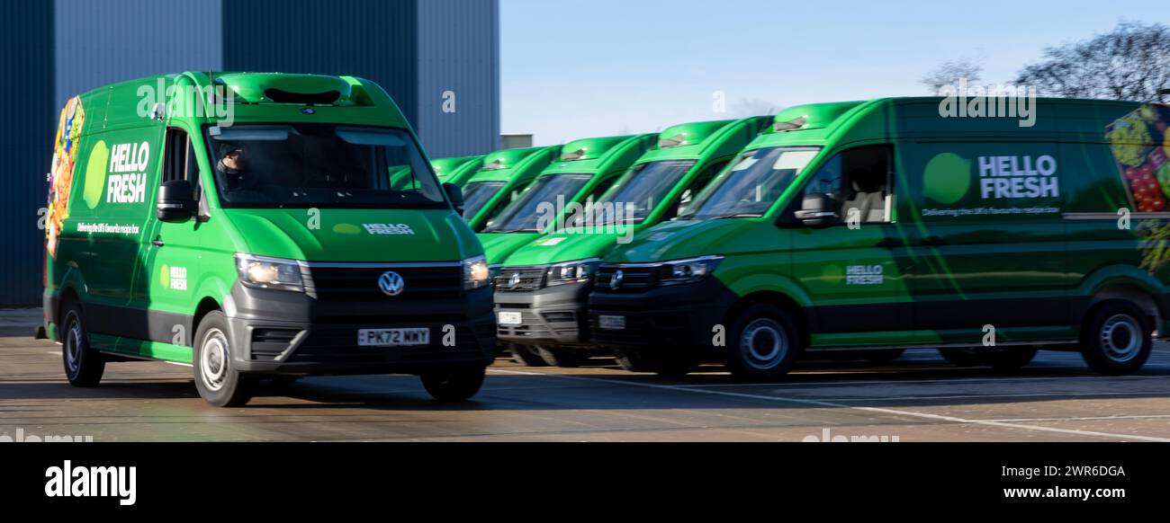 18/01/23 Hello Fresh take delivery of a fleet of Volkswagen Crafter ...