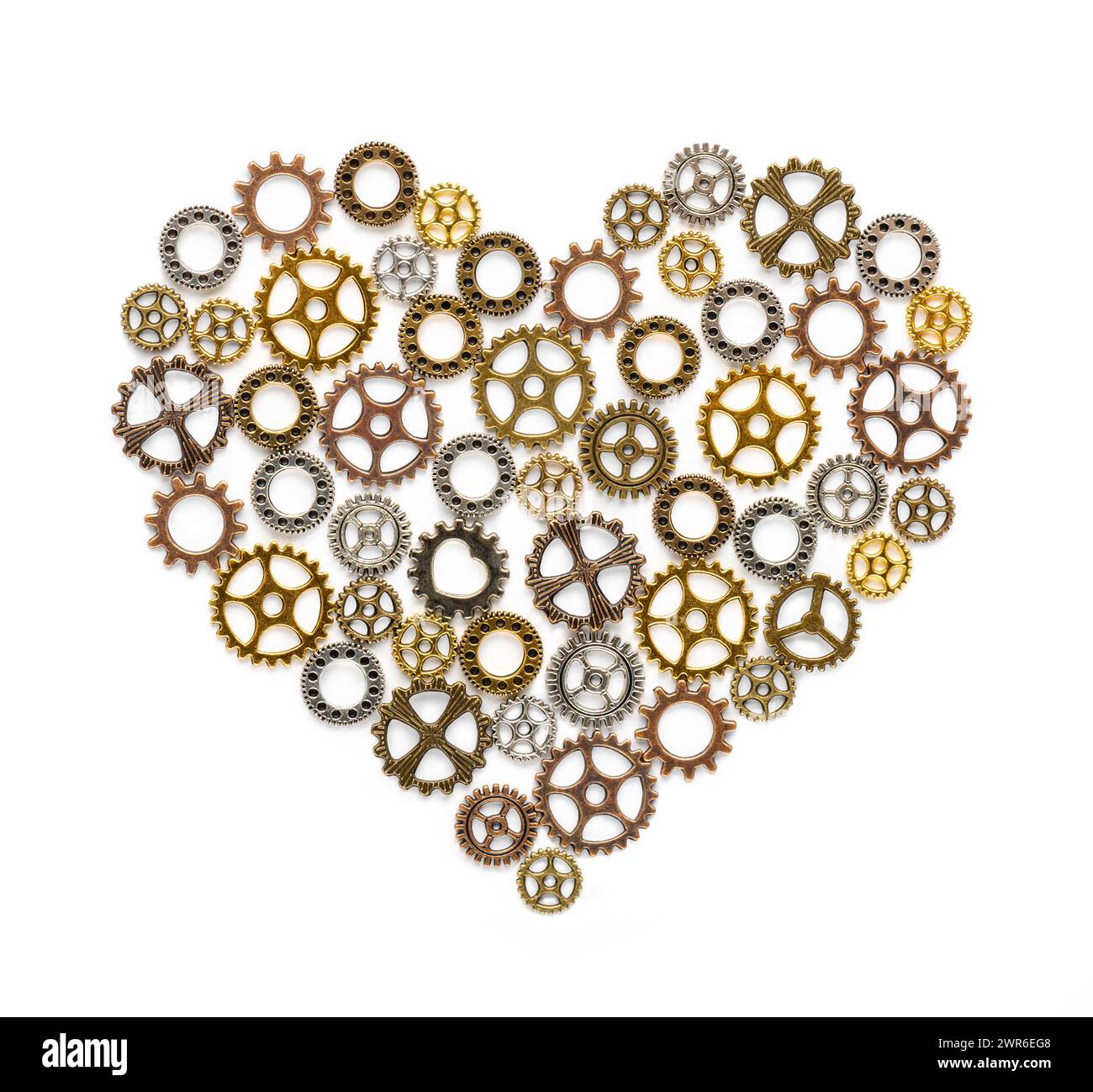 Steampunk Heart Clock