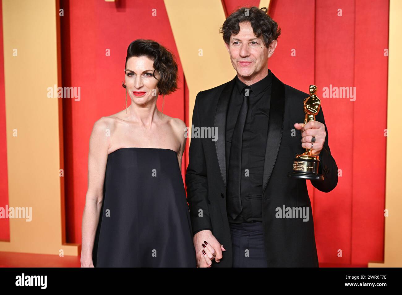 Los Angeles, USA. March 10th, 2024. Rachel Penfold and Jonathan Glazer ...