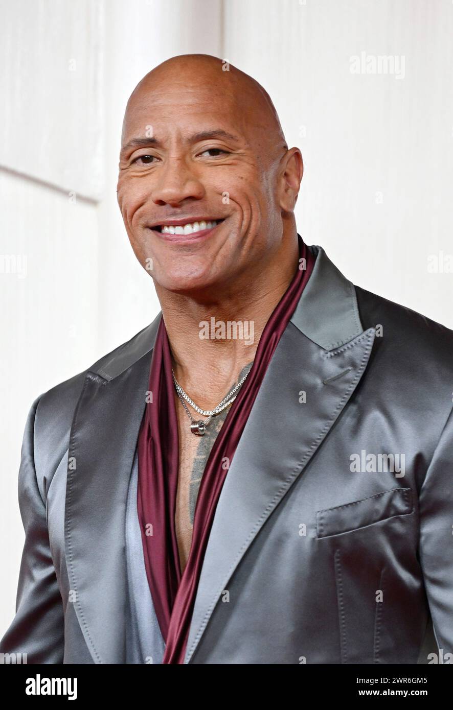 Los Angeles, Ca. 10th Mar, 2024. Dwayne Johnson at the 96th Annual ...