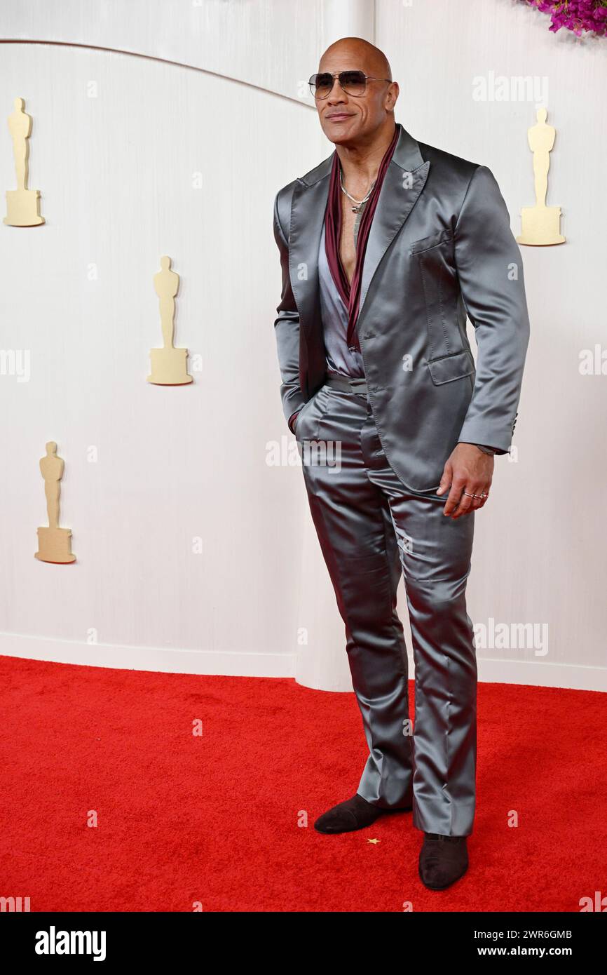 Los Angeles, Ca. 10th Mar, 2024. Dwayne Johnson at the 96th Annual ...
