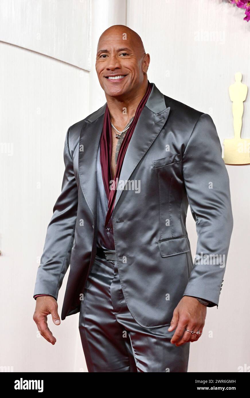 Los Angeles, Ca. 10th Mar, 2024. Dwayne Johnson at the 96th Annual ...