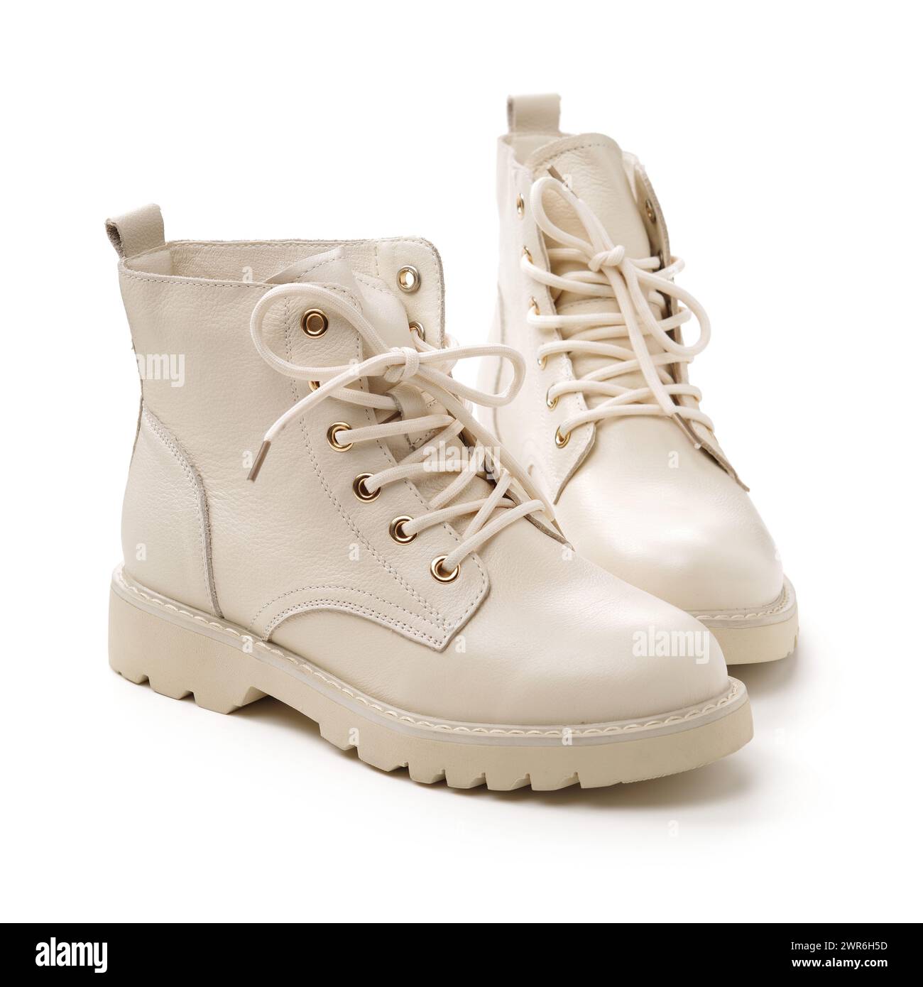 women's boots on white background Stock Photo - Alamy