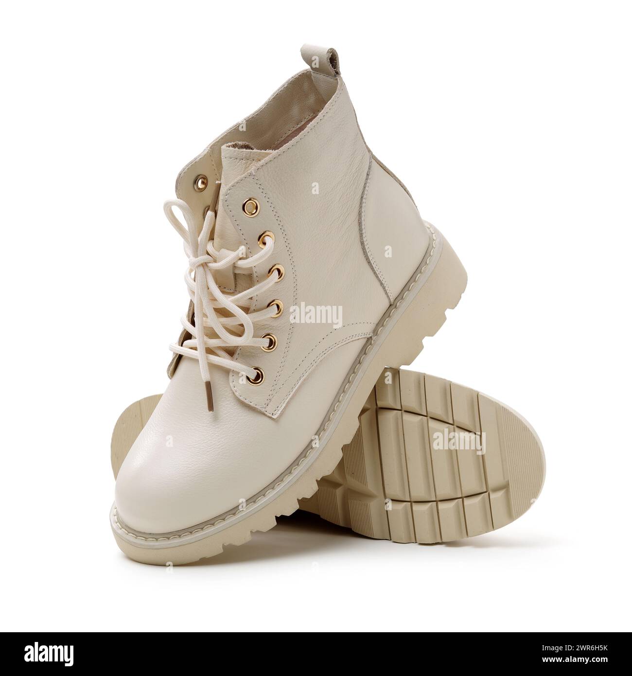 women's boots on white background Stock Photo - Alamy