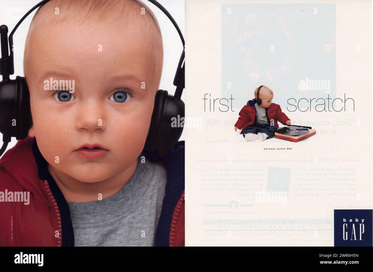 Vintage "Time" magazine 23 November 1998 issue advert, USA Stock Photo ...