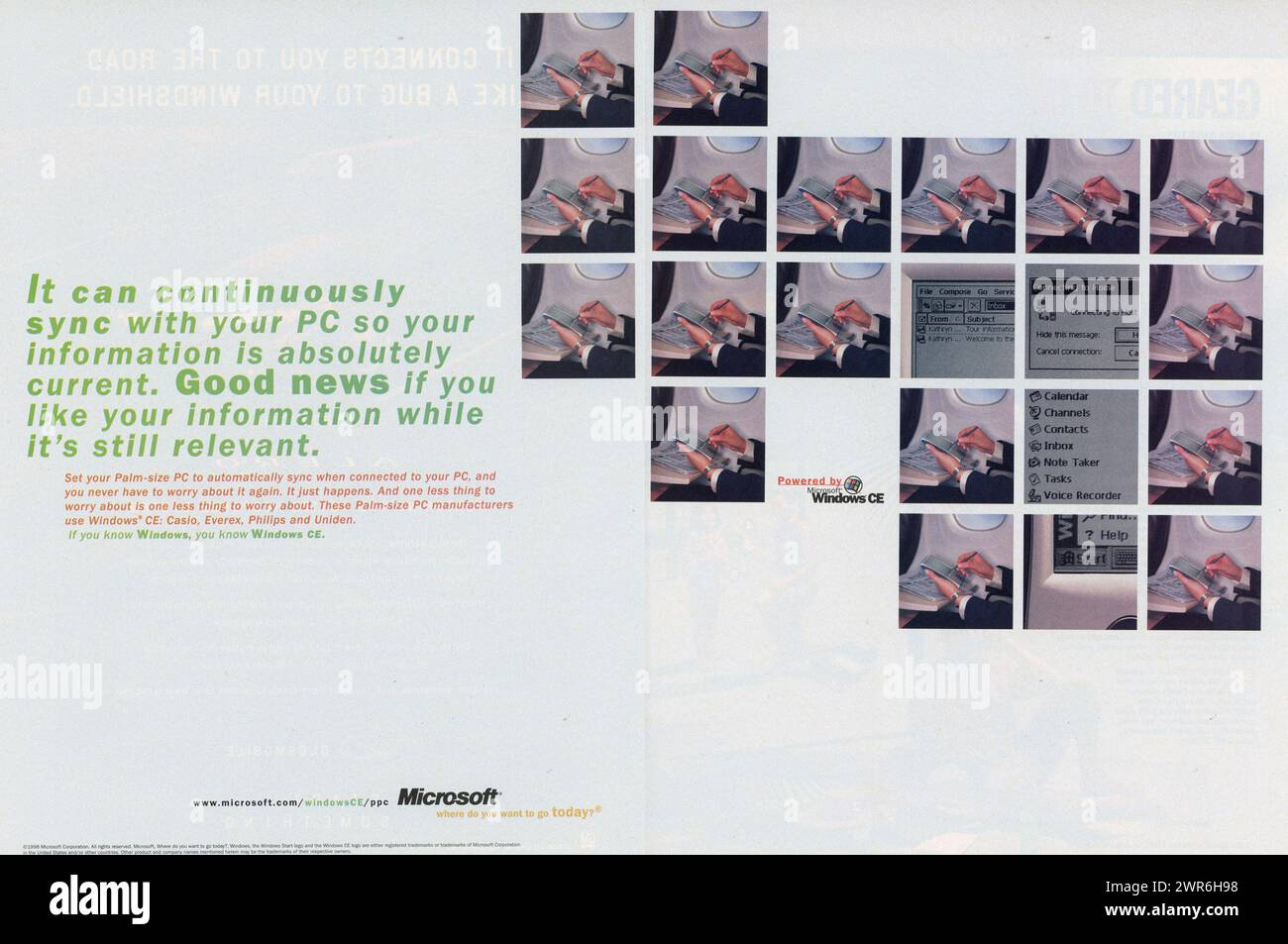 Vintage "Time" magazine 23 November 1998 issue advert, USA Stock Photo ...