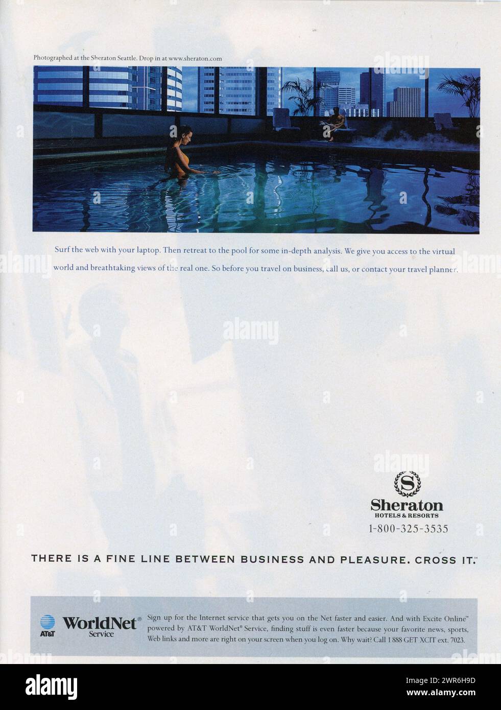 Vintage "Time" magazine 23 November 1998 issue advert, USA Stock Photo ...