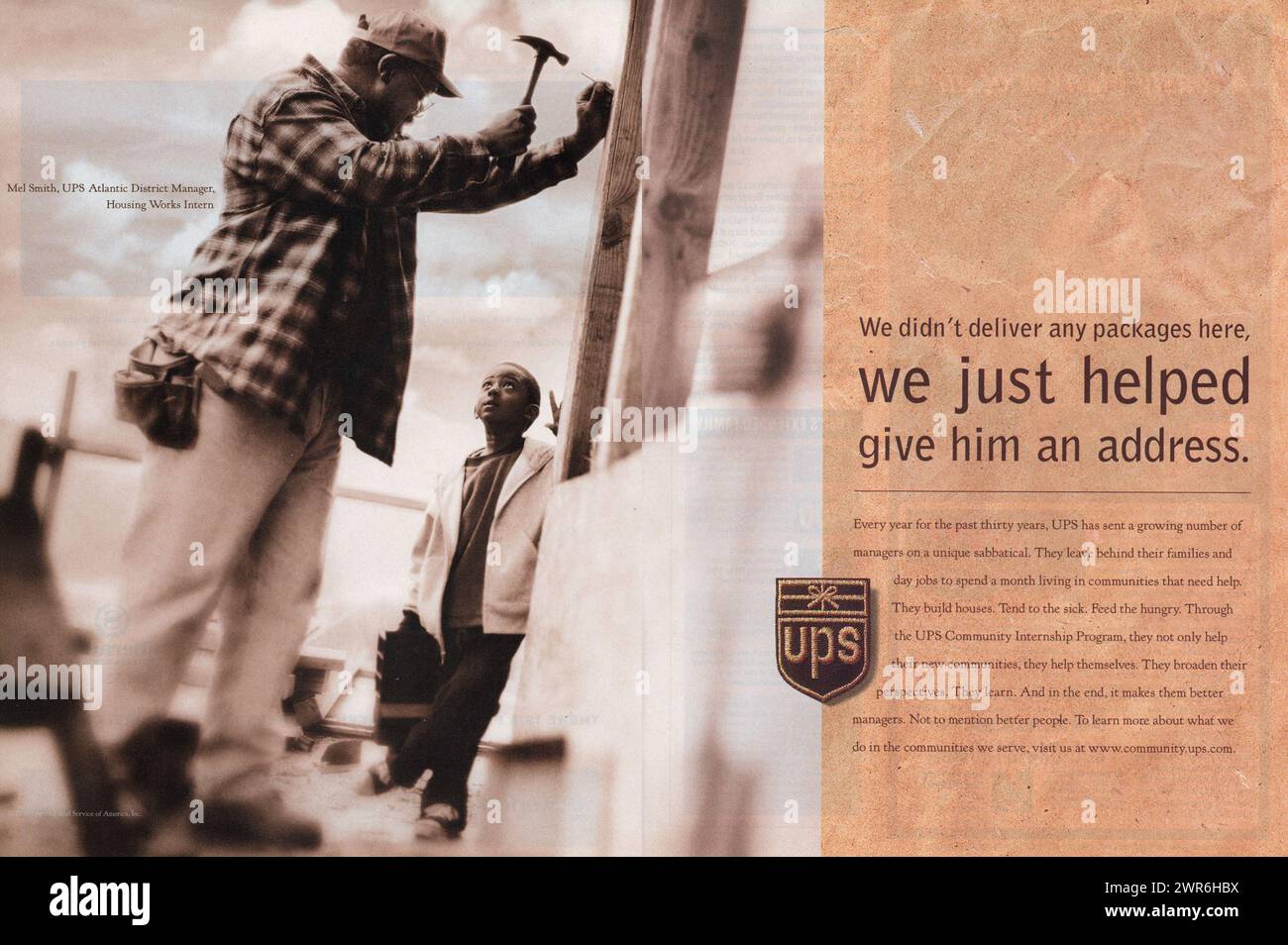 Vintage "Time" magazine 23 November 1998 issue advert, USA Stock Photo ...