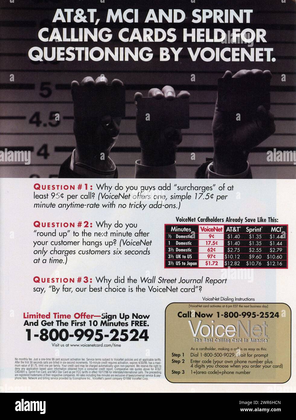 Vintage "Time" magazine 23 November 1998 issue advert, USA Stock Photo ...