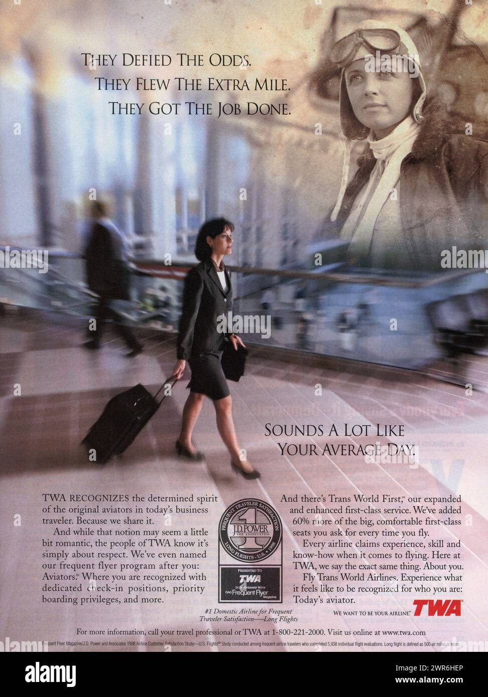 Vintage "Time" magazine 23 November 1998 issue advert, USA Stock Photo ...