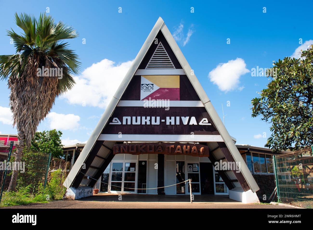 Nuku Hiva Airport, Marquesa islands, French Polynesia Stock Photo - Alamy