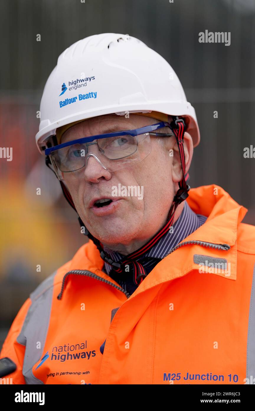 Jonathan Wade, Senior Project Manager, during a site visit ahead of a ...