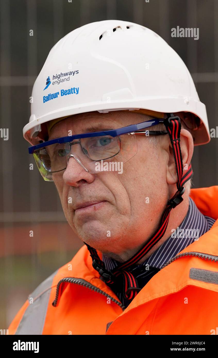 Jonathan Wade, Senior Project Manager, during a site visit ahead of a ...