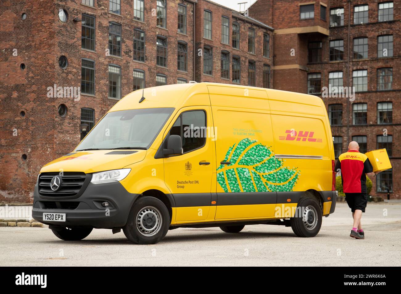 30/06/21 Courier drivers at DHLÕs Leeds depot take charge of a fleet of ...