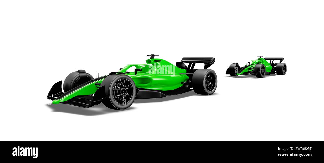 3d render f1 racing car Cut Out Stock Images & Pictures - Alamy