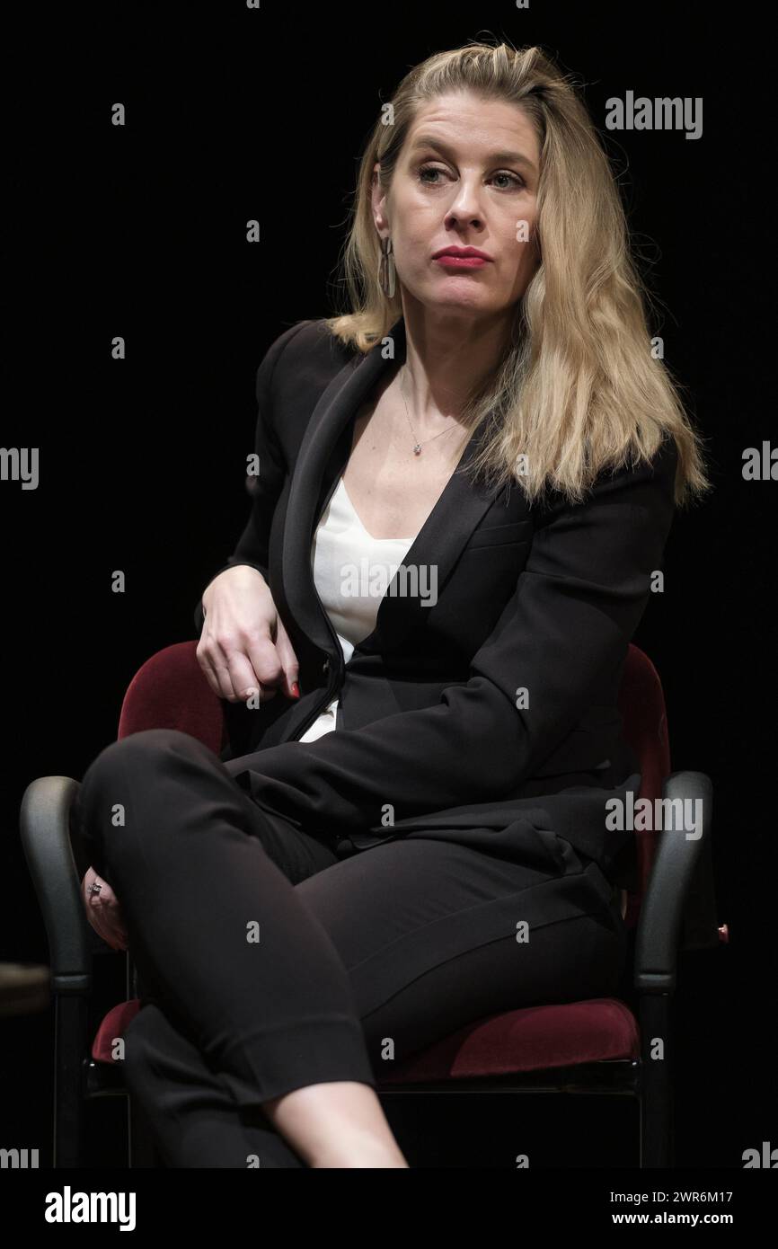 Swedish lyric soprano Malin Bystrom during the presentation of the ...