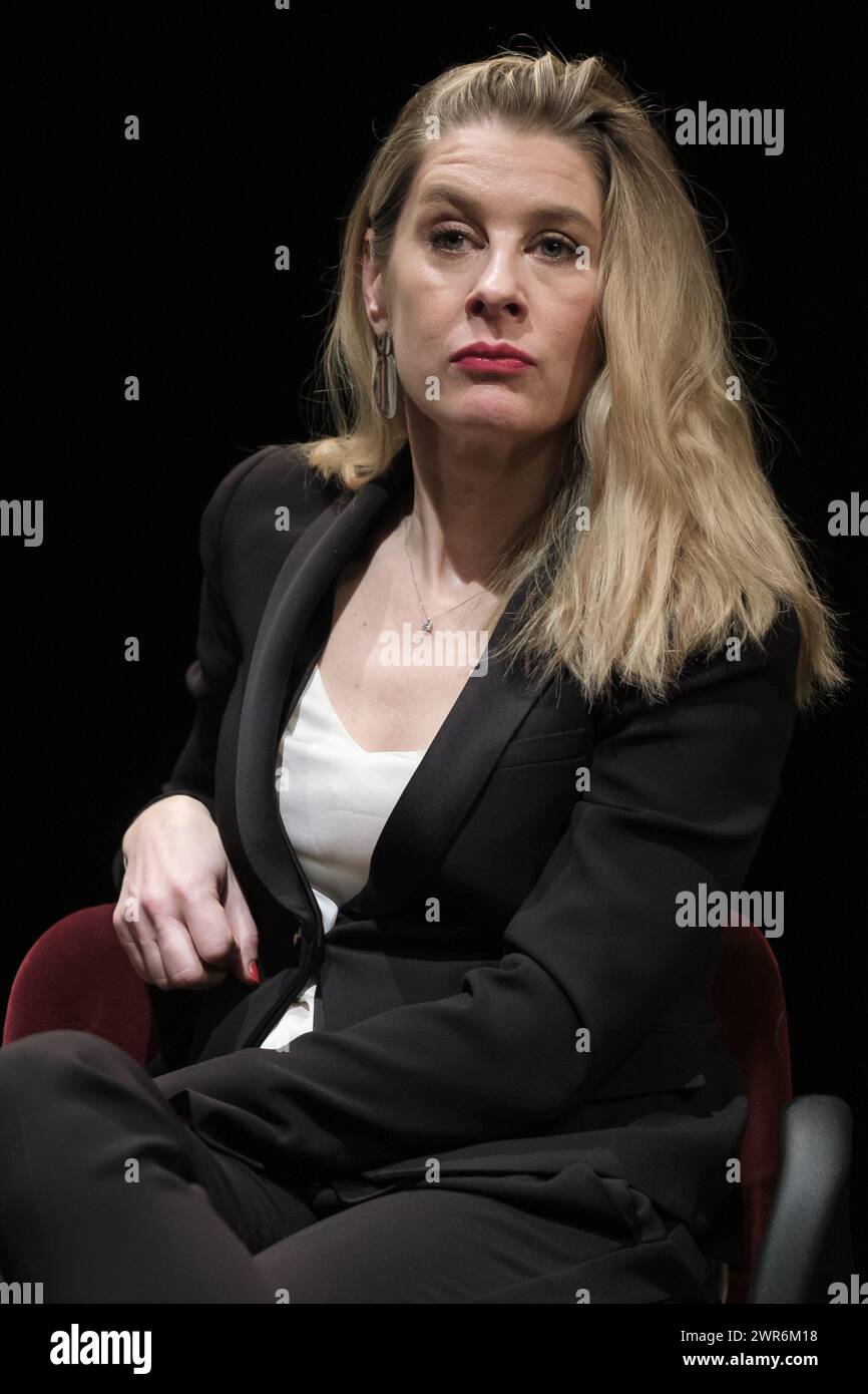 Swedish lyric soprano Malin Bystrom during the presentation of the ...