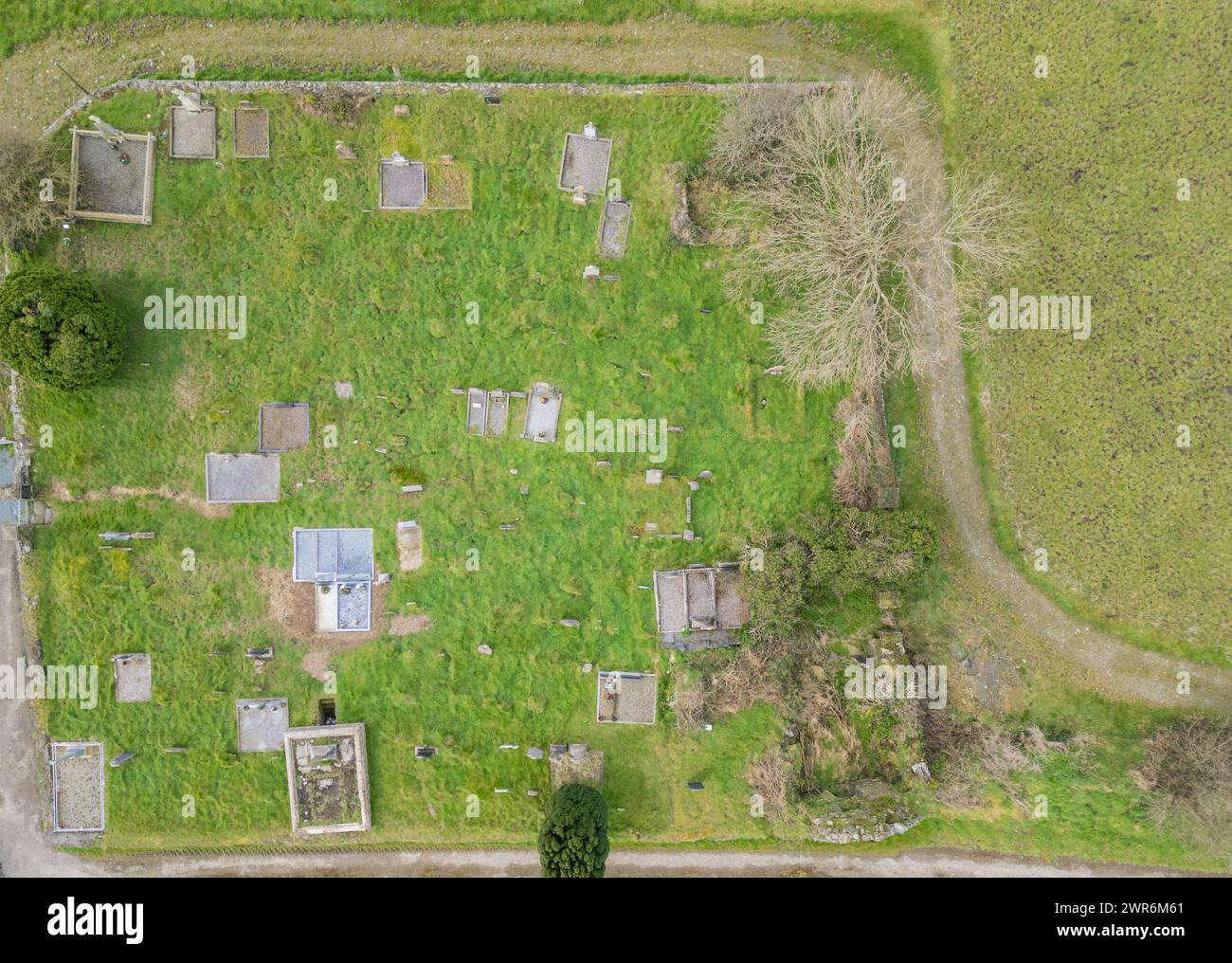 Clogagh Old Graveyard, burial place of many IRA members Stock Photo - Alamy