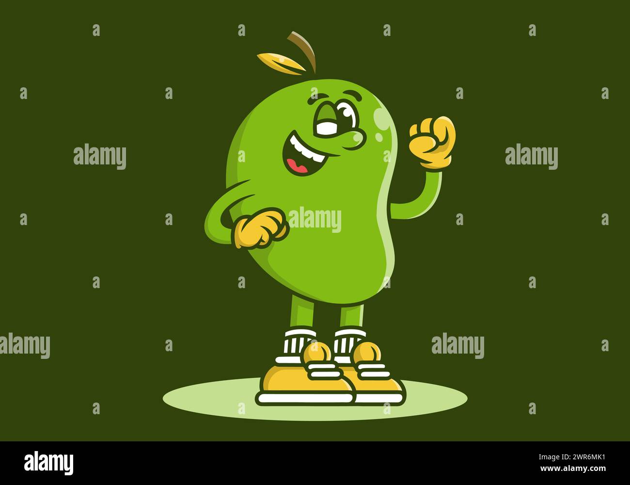 Mango standing Stock Vector Images - Alamy