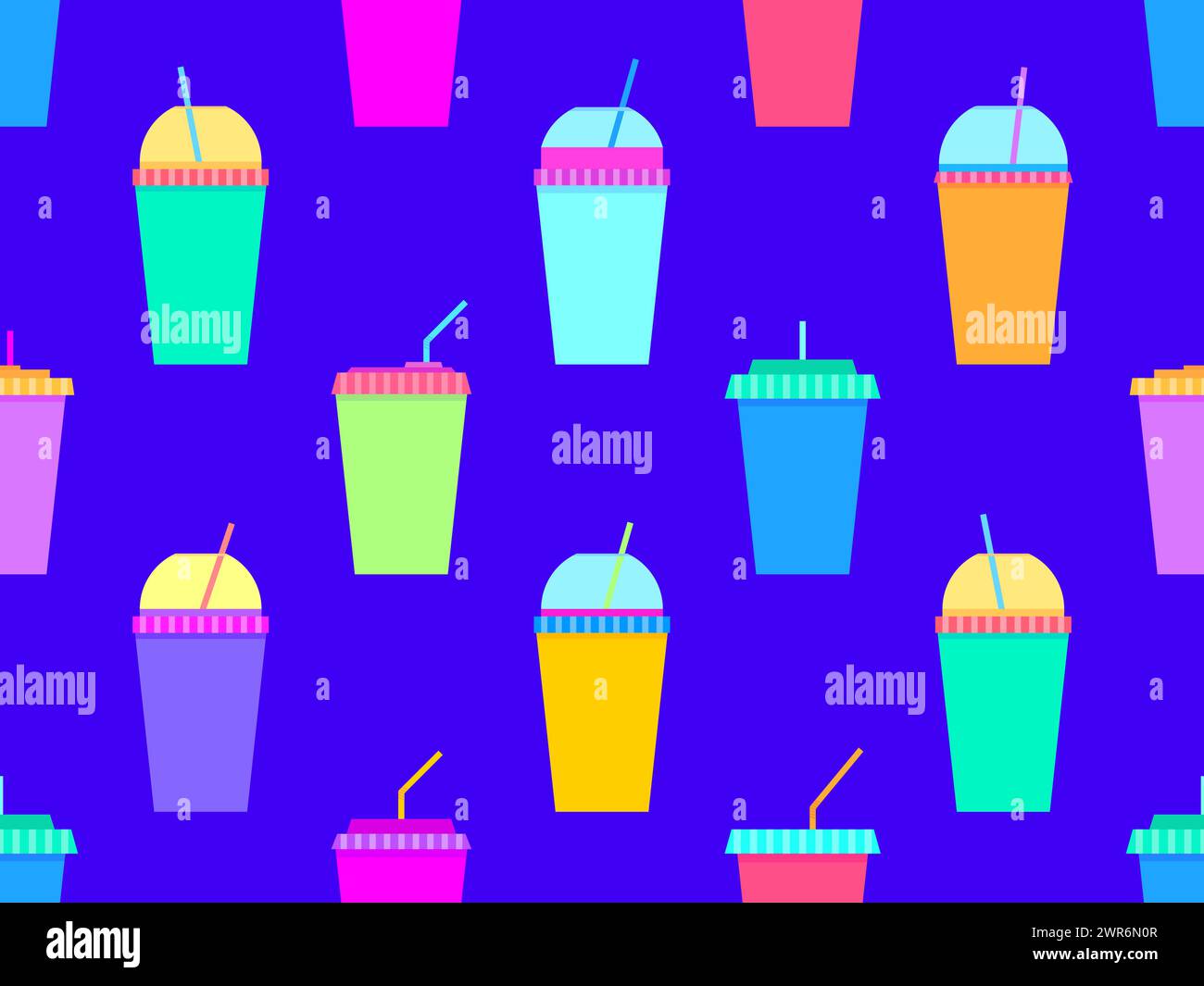 Water in paper cups Stock Vector Images - Alamy