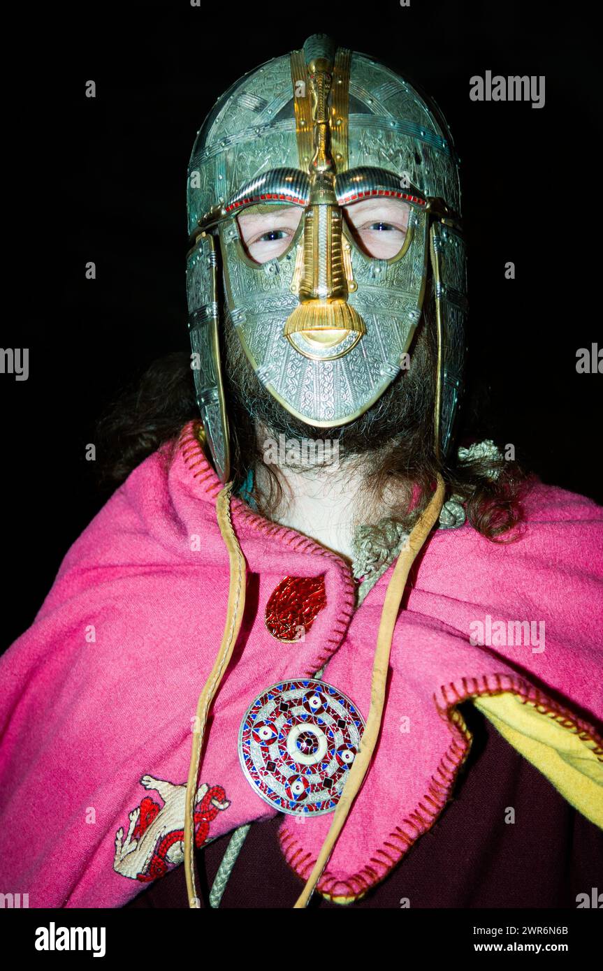 Anglo saxon replica helmet hi-res stock photography and images - Alamy