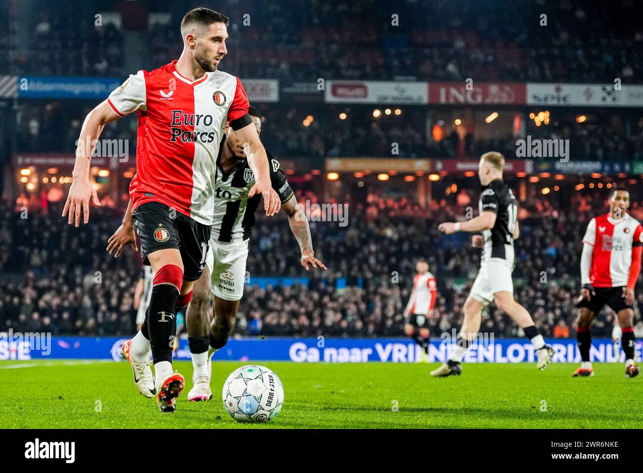 Rotterdam - Luka Ivanusec of Feyenoord during the Eredivisie match ...