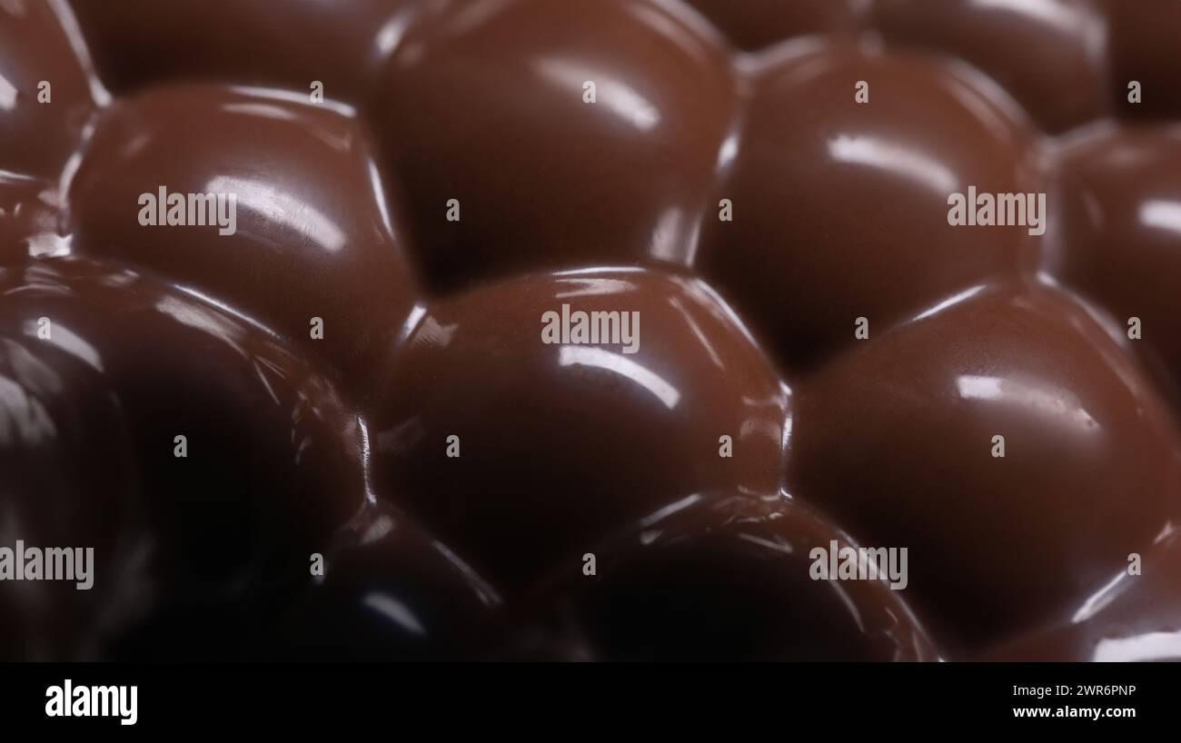 Closeup of bar of airy aerated milk chocolate background Stock Photo ...