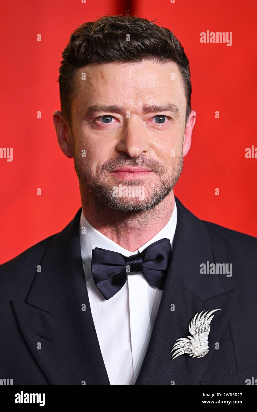 Los Angeles, USA. March 10th, 2024. Justin Timberlake arriving at the ...