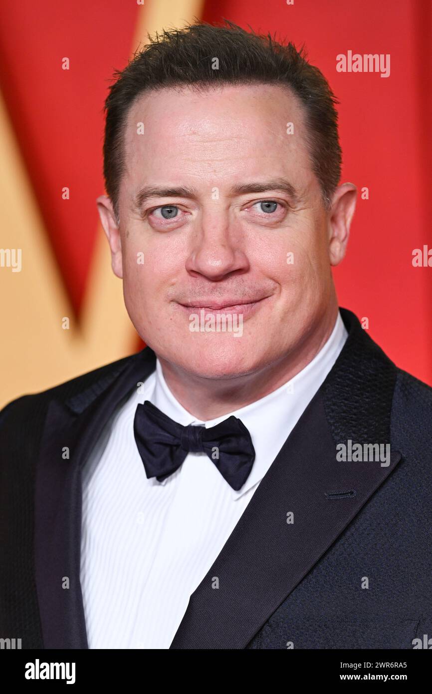 Los Angeles, USA. March 10th, 2024. Brendan Fraser arriving at the ...
