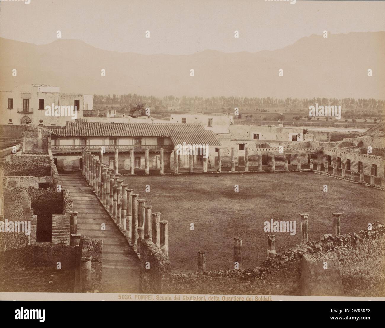 Remains of the House of the Gladiators in Pompeii, Scuola dei ...