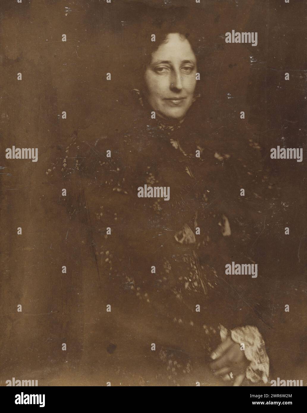 Portrait of Johanna Stam, the wife of the painter Herman van der Weele ...