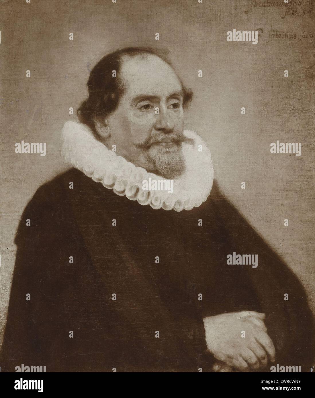 Photo reproduction of a painting by Carel Fabritius, Portrait of the ...