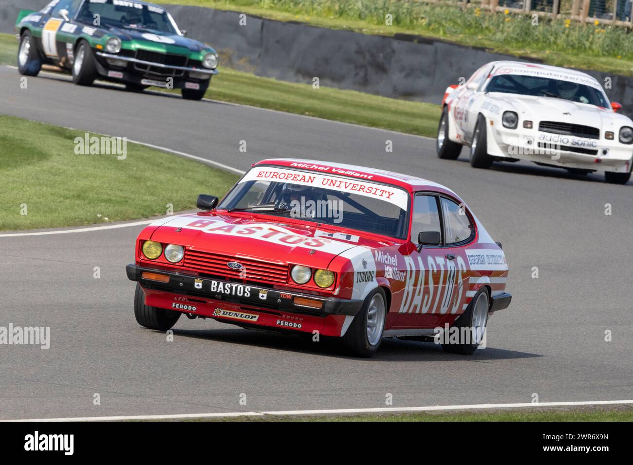 Richard Meins in his 1980 Ford Capri III 3.0S during the Gordon Spice ...