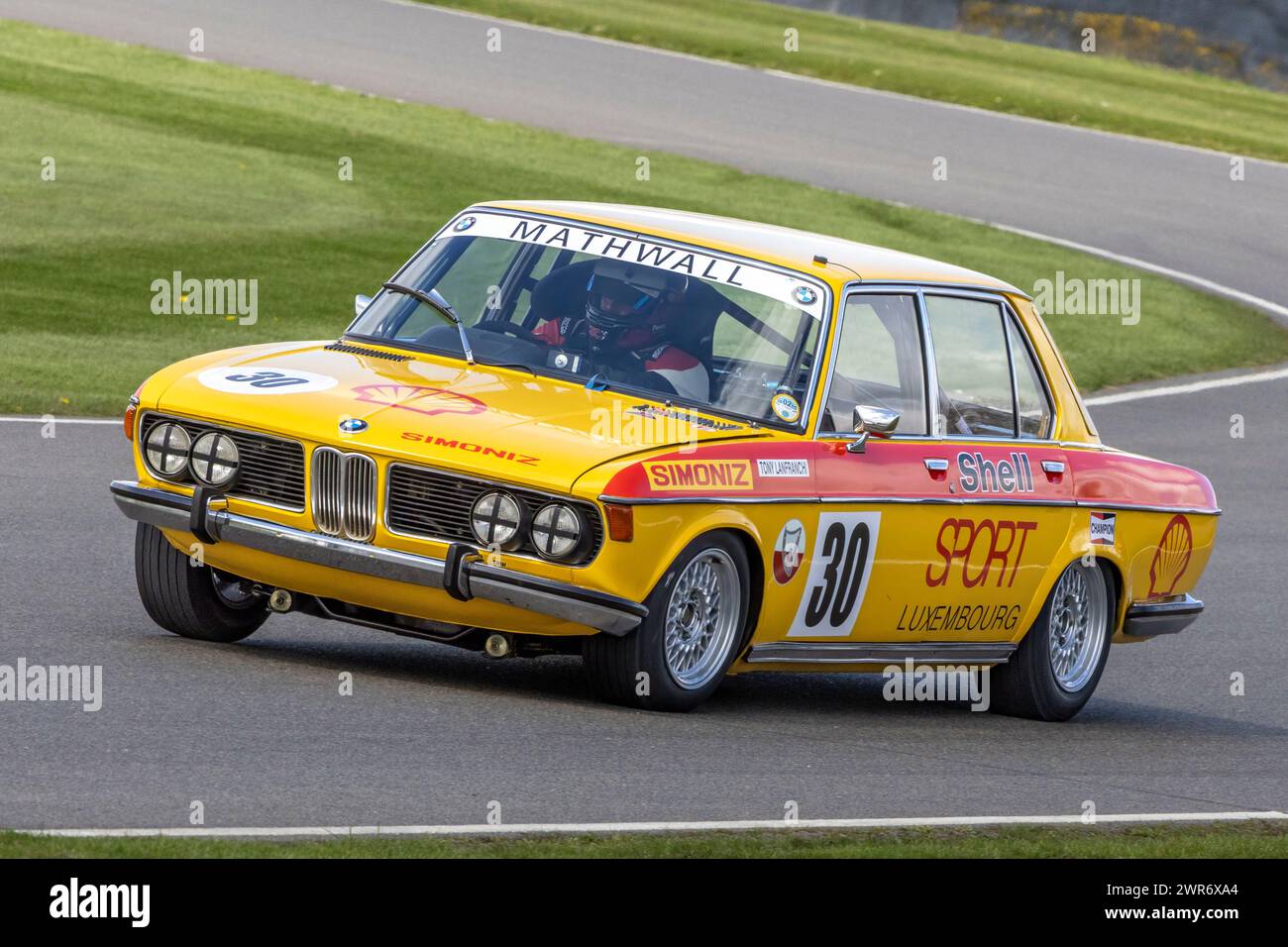 James Colburn in the 1973 Shell BMW 3.0 Si during the Gordon Spice ...